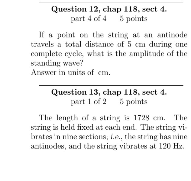 Solved Question 12, chap 118, sect 4. part 4 of 4 5 points | Chegg.com
