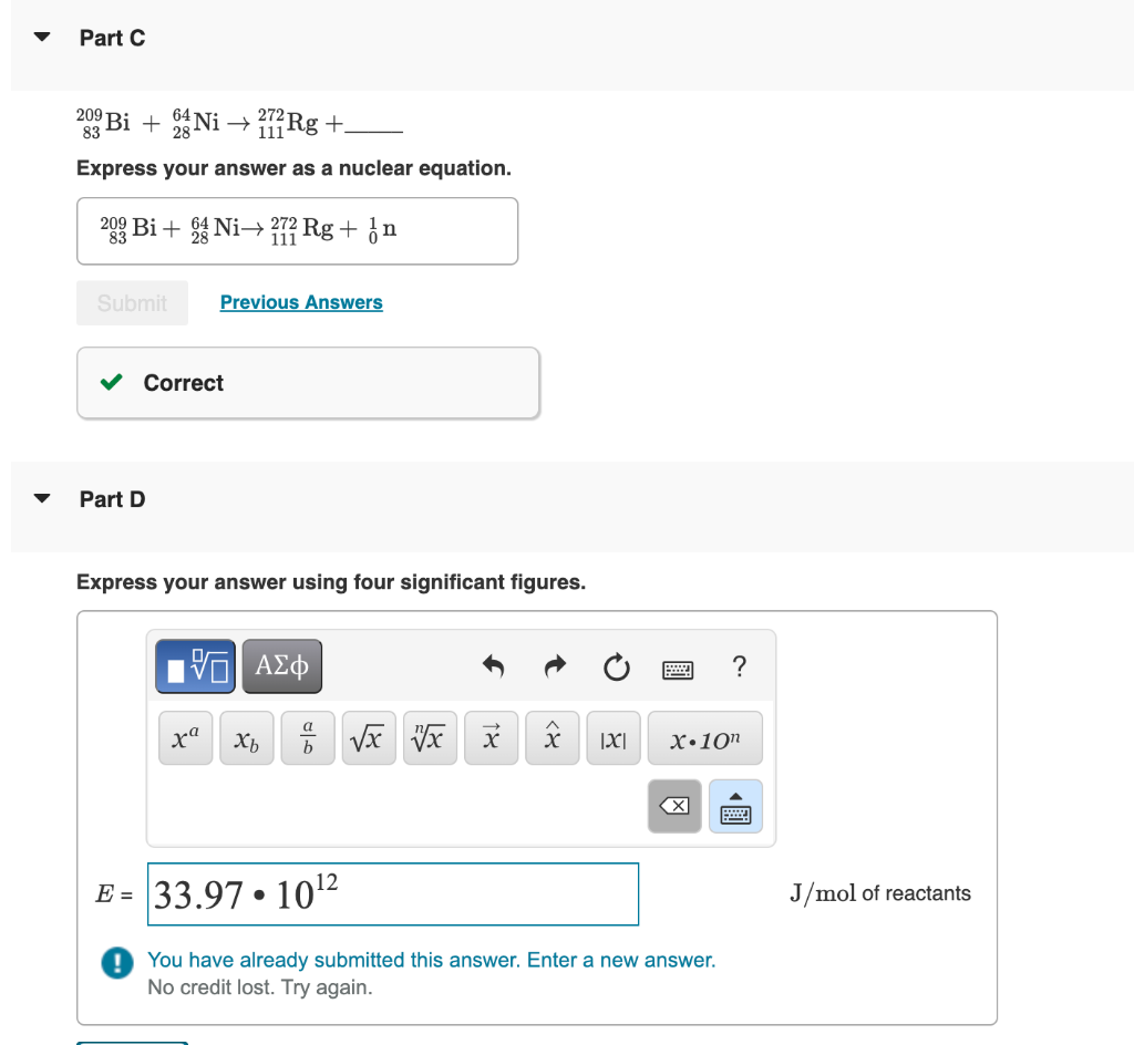 Solved Complete each of the following nuclear equations and | Chegg.com