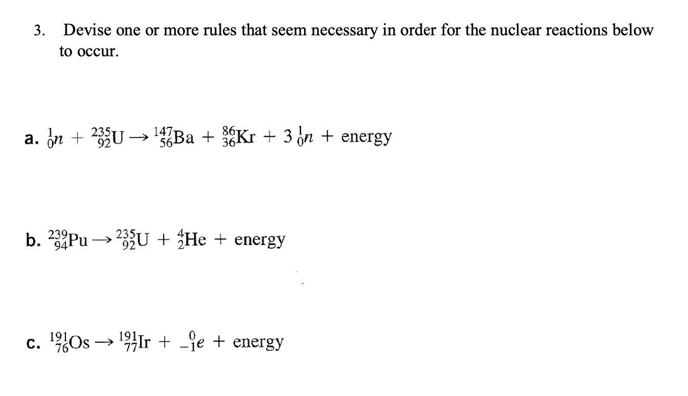 Solved Devise one or more rules that seem necessary in order | Chegg.com