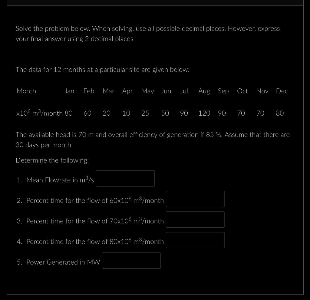 Solved Solve the problem below. When solving, use all | Chegg.com