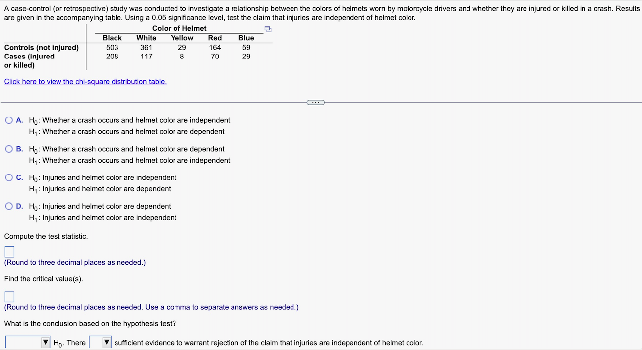 Solved Click Here To View The Chi Square Distribution Table 4293