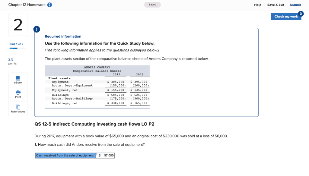 Solved Chapter 12 Homework G Saved Help Save & Exit Submit | Chegg.com