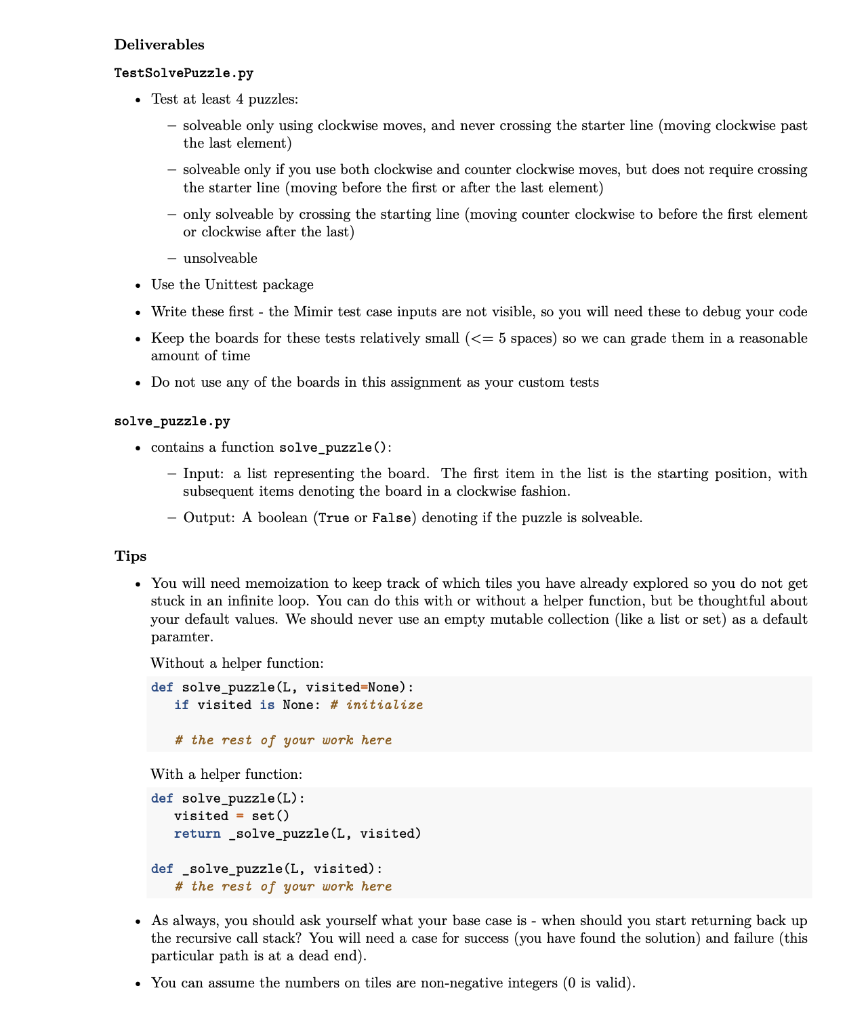 Solved Module 5 Homework Recursion Many Of The Problems Chegg