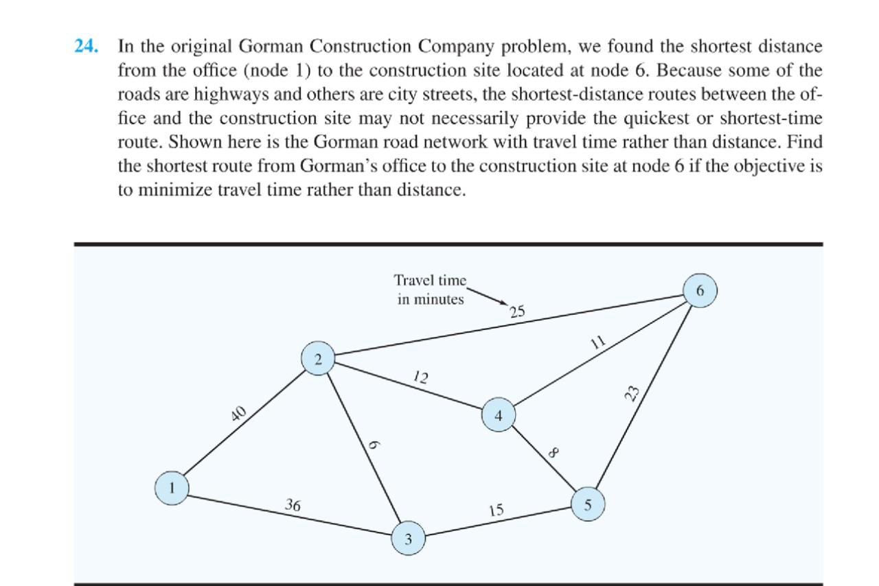 Solved 4. In the original Gorman Construction Company | Chegg.com