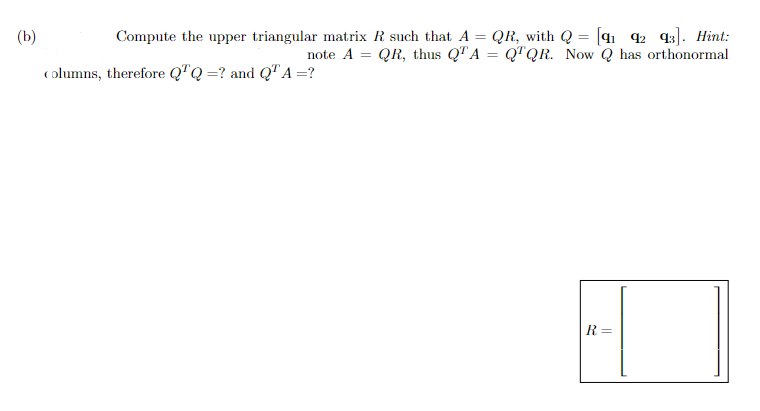 Solved 1. Consider A=[a1a2a3]=⎣⎡200340567⎦⎤. (a) From the | Chegg.com