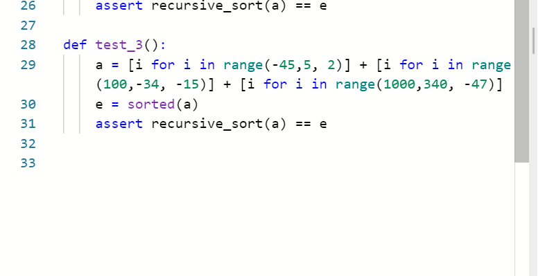 Solved Problem 4: Recursive Sort Write a less than | Chegg.com