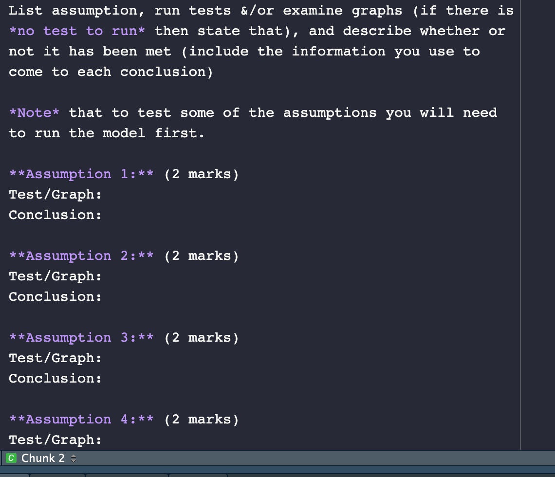 Solved MOST SHOW THIER RSTUDIO CODE FOR ALL PART OF THE | Chegg.com