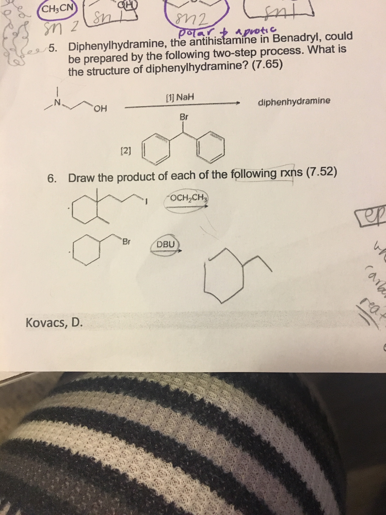 Solved 85 CHCN Sn di CH2CN tenay Lont Psn 2 ทา polar. & | Chegg.com