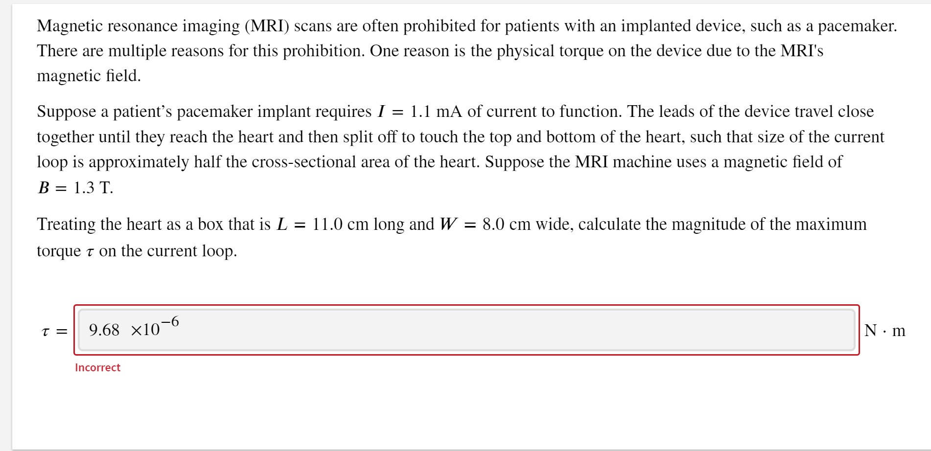 Solved Magnetic resonance imaging (MRI) scans are often | Chegg.com