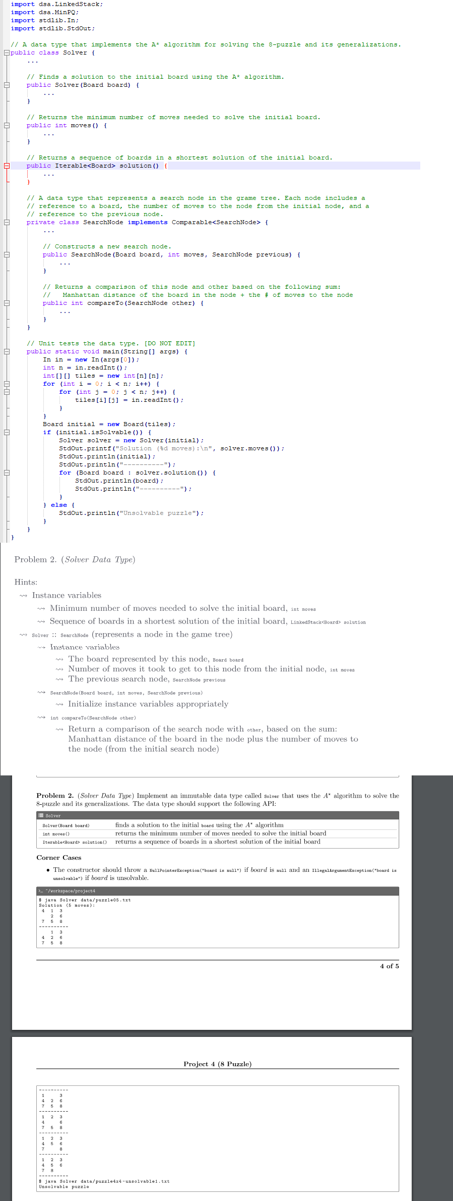 import dsa. LinkedStack; import dsa. MinPQ; import | Chegg.com