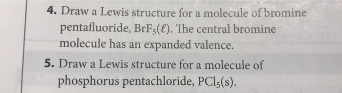 Solved 4. Draw a Lewis structure for a molecule of bromine | Chegg.com