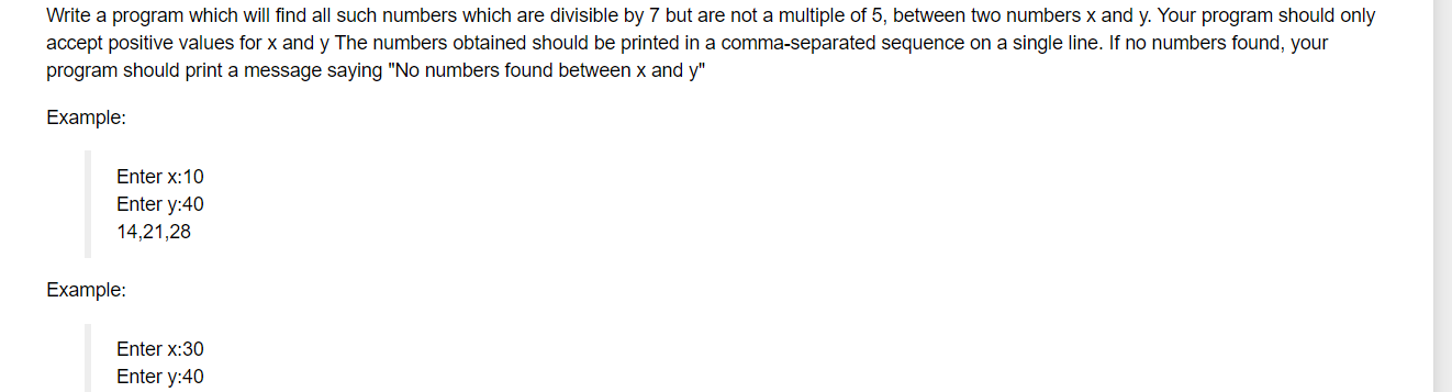 Solved Write a program which will find all such numbers | Chegg.com