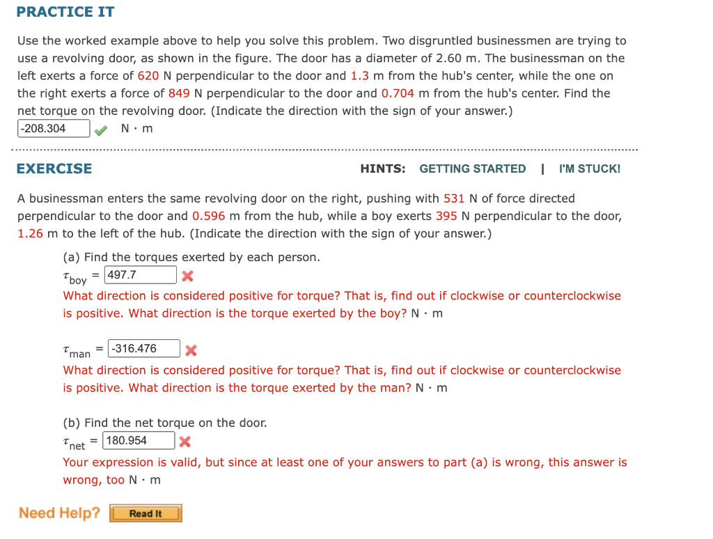 Solved PRACTICE IT Use the worked example above to help you | Chegg.com