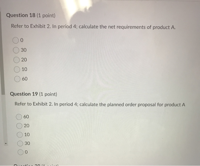 Solved Each unit of material A is composed 2 units of B, and | Chegg.com