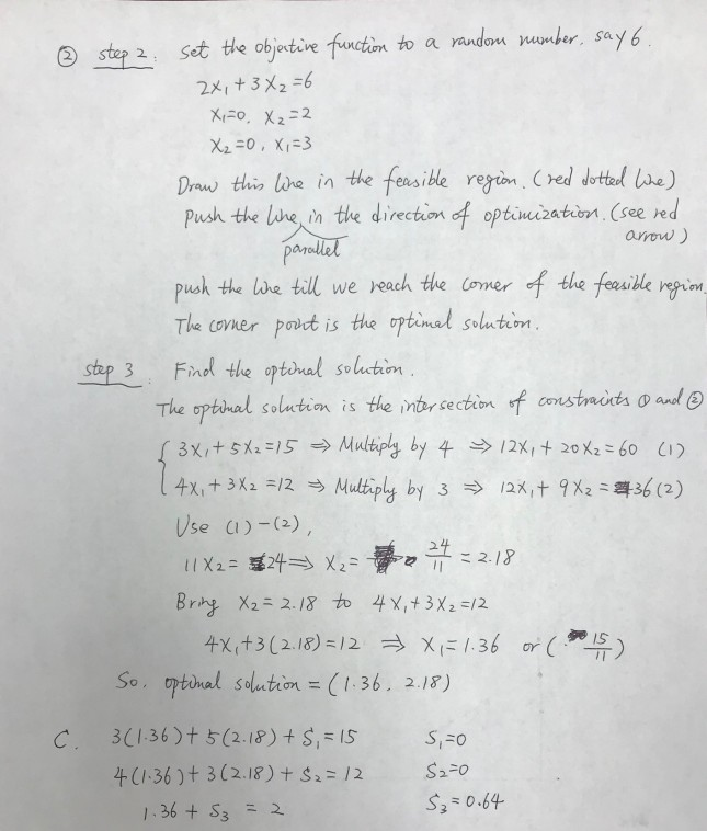 Solved 2. Given the linear program Max s.t. 3x + 4y -x+2y 58 | Chegg.com