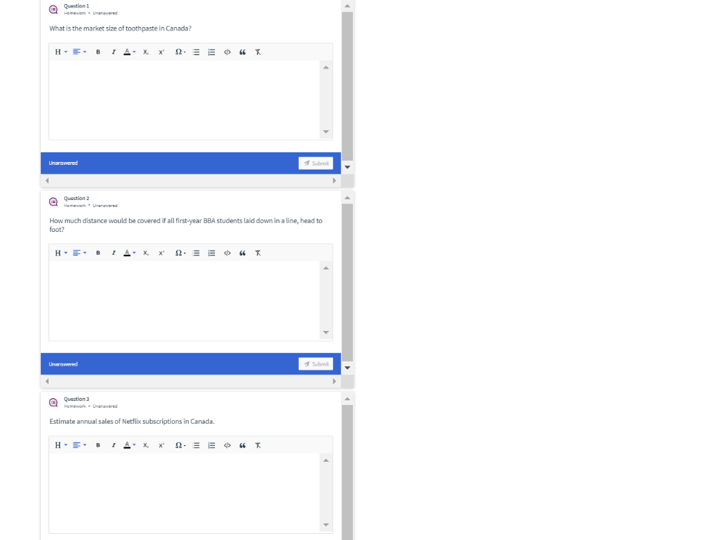 Solved Estimation Practice Problems For each of the | Chegg.com
