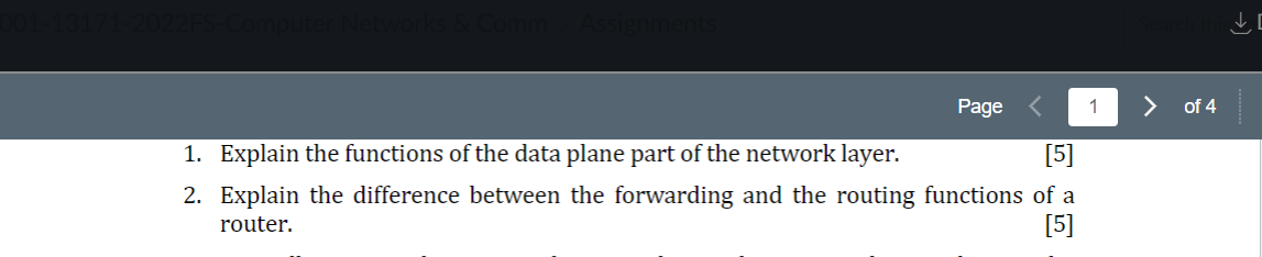 Solved 2. Explain the difference between the forwarding and | Chegg.com