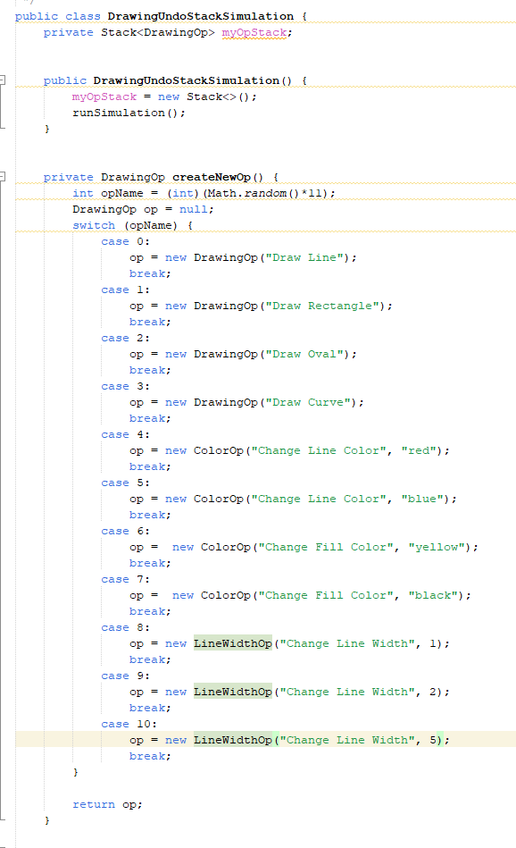 Part 3: Add a redo stack that clears when new drawOps | Chegg.com