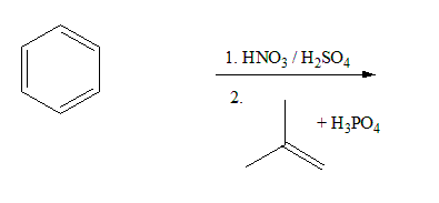 Solved 1. HNO3 /H2SO4 2. t +H3PO4 CI + AICI: 1. 2. HNO3 | Chegg.com