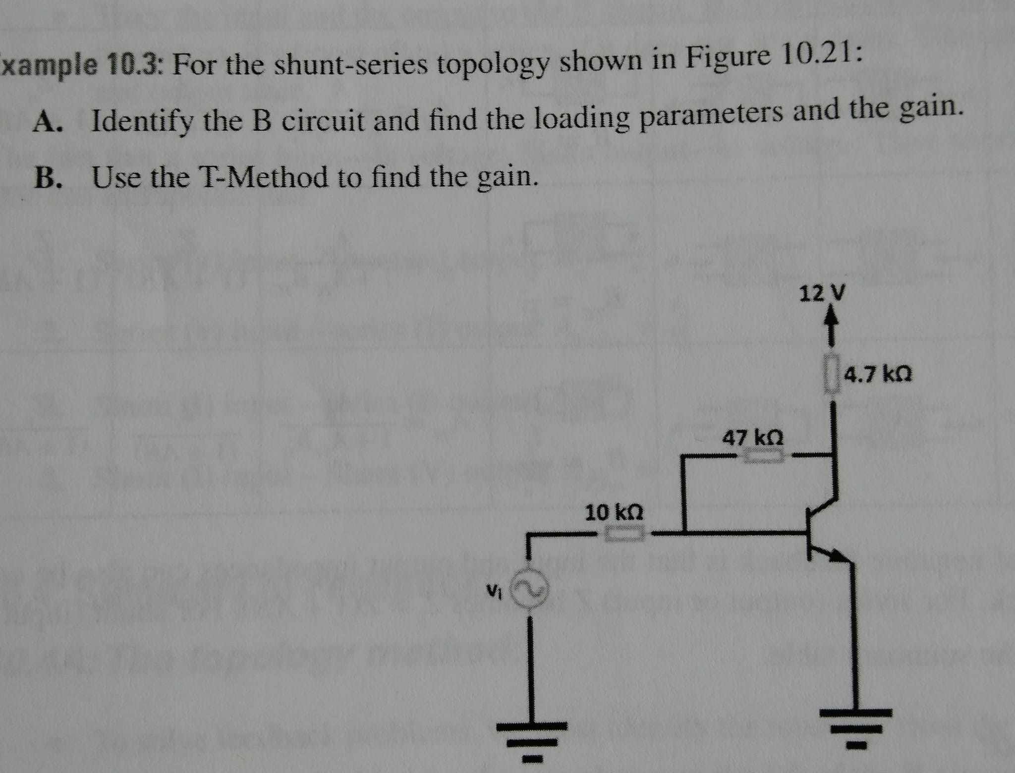 Solved xample 10.3: For the shunt-series topology shown in | Chegg.com