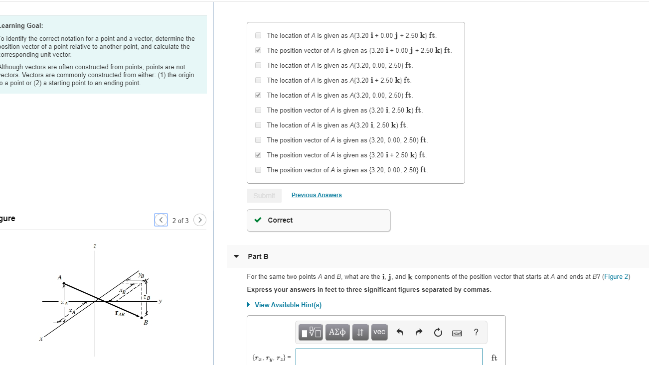 Solved As shown on the coordinate system, points A and B | Chegg.com