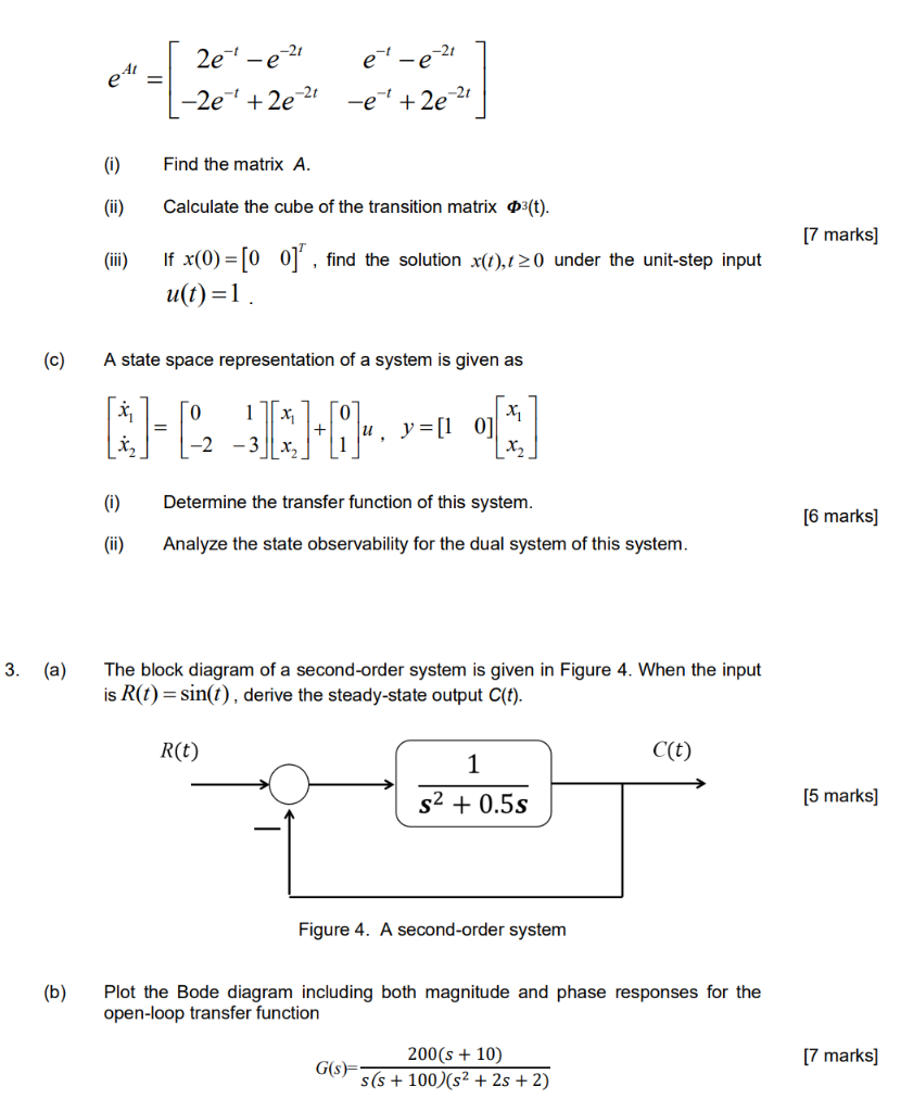 Solved 1. (a) An automatic system of water level control is | Chegg.com