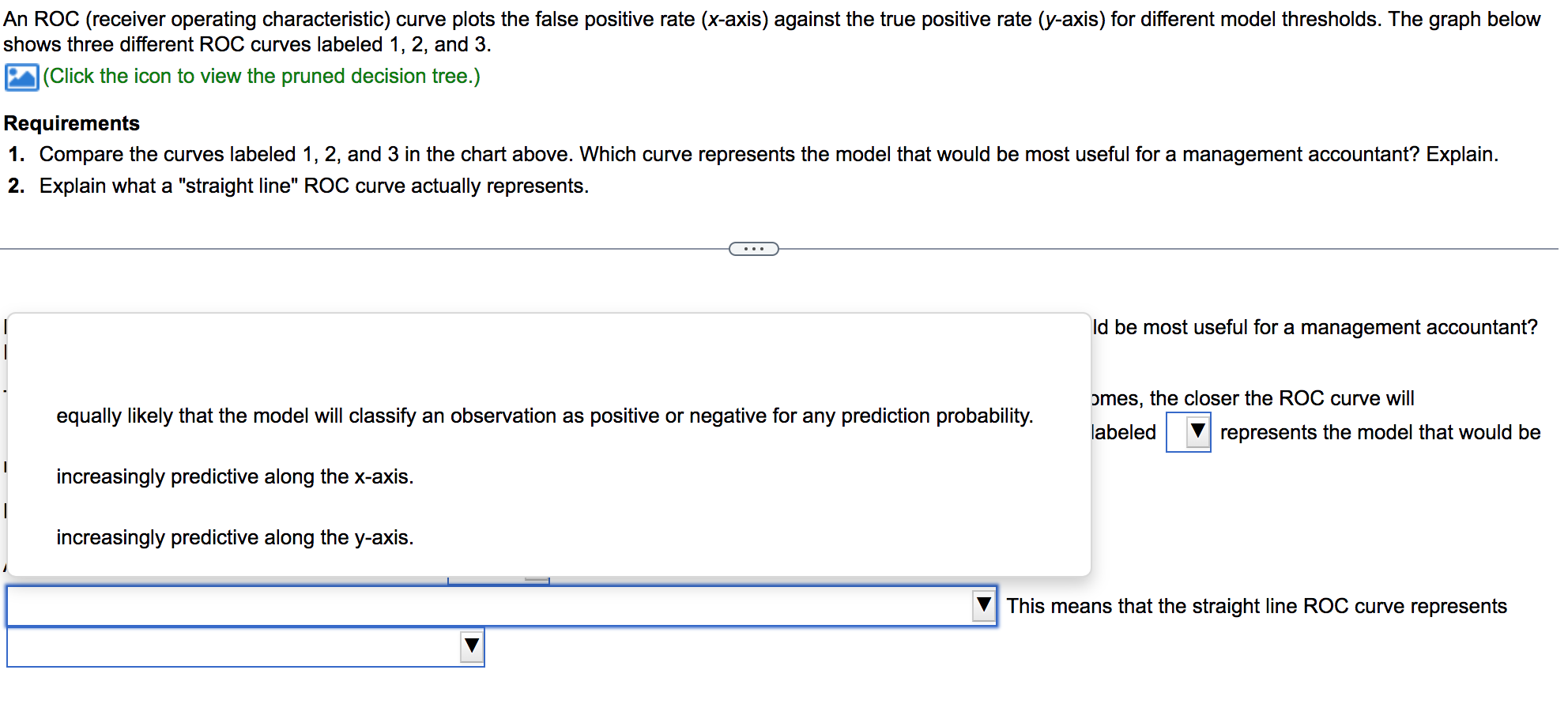 Solved FigureAn ROC (receiver operating characteristic) | Chegg.com
