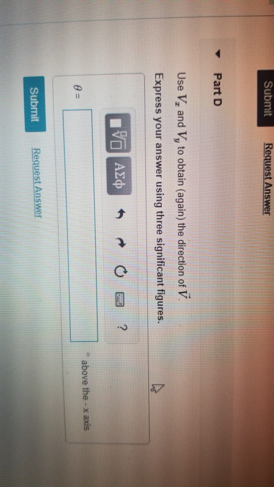 Solved V is a vector 24.8 units in magnitude and points at | Chegg.com