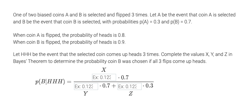 Solved One of two biased coins A and B is selected and | Chegg.com