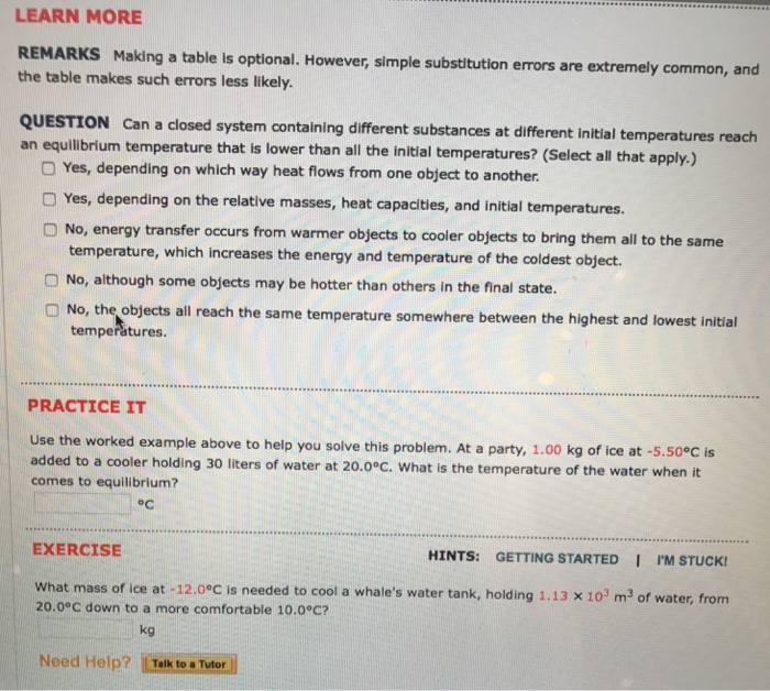 Solved LEARN MORE REMARKS Making a table the table makes | Chegg.com