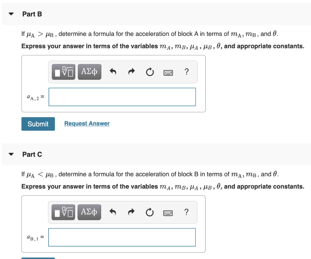 Solved Two blocks made of different materials connected | Chegg.com