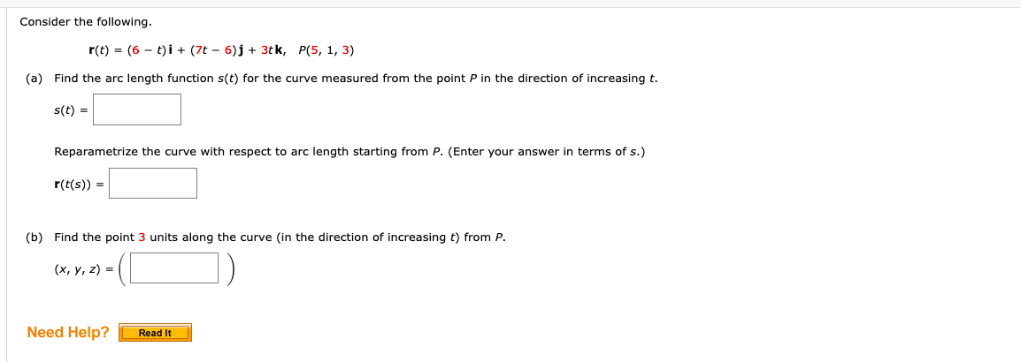 Solved Consider the following. | Chegg.com