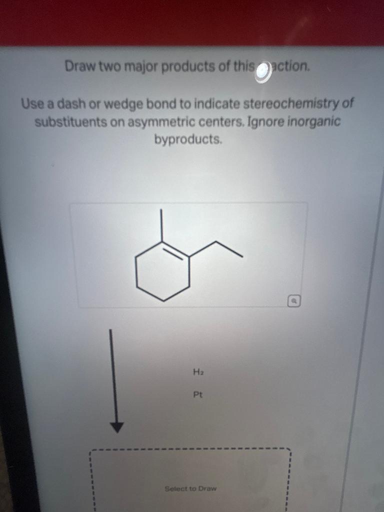 Solved Use a dash or wedge bond to indicate stereochemistry | Chegg.com