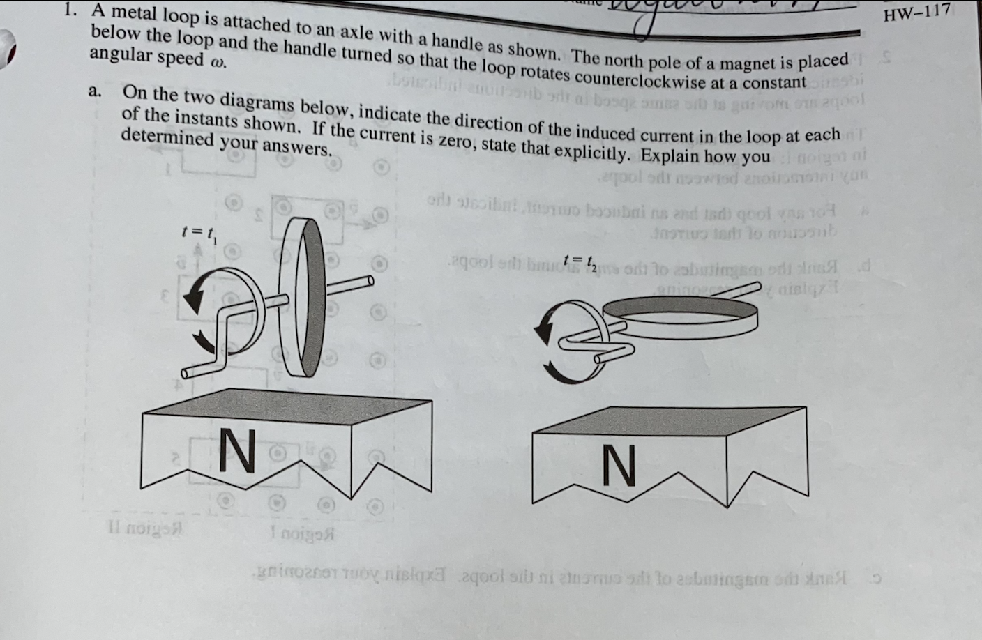 Solved b. Suppose the loop were replaced by a second loop | Chegg.com