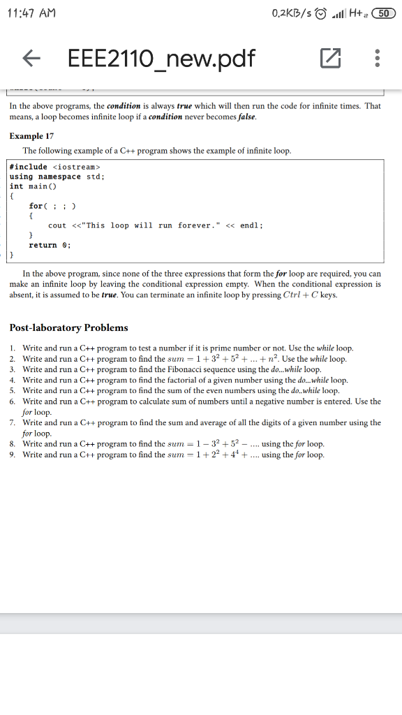 Solved 11:47 AM 0.2KB/s H+. 50 + EEE2110_new.pdf In the | Chegg.com