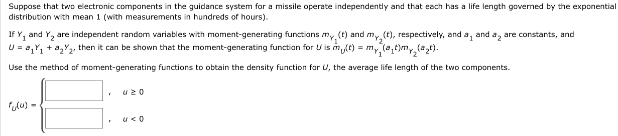 Solved Suppose that two electronic components in the | Chegg.com
