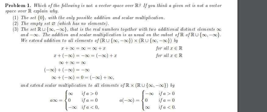 Solved Problem 1. Which of the following is not a vector | Chegg.com