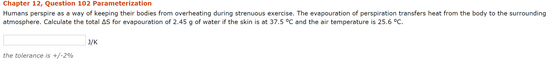 Solved Chapter 12, Question 102 Parameterization Humans | Chegg.com