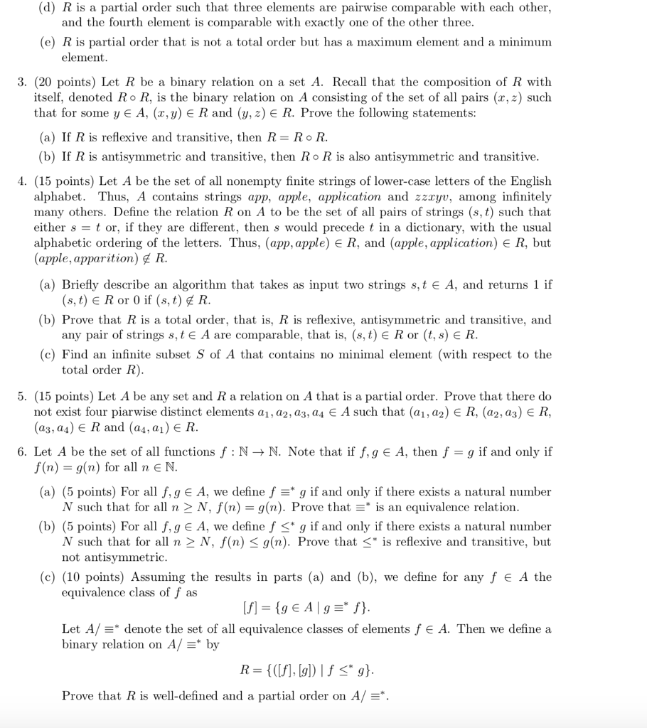 Solved 1. (15 points) For each of the following binary | Chegg.com