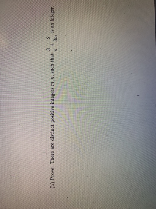 Solved 1. 3 points) (a) Prove: For integers m, n, show that | Chegg.com