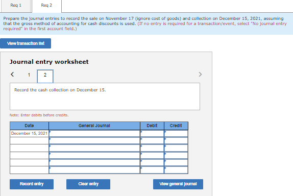 Solved Required Information Exercise 7-5 (Algo) Trade and | Chegg.com