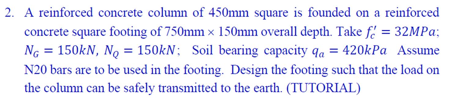 Solved A reinforced concrete column of 450 mm square is | Chegg.com