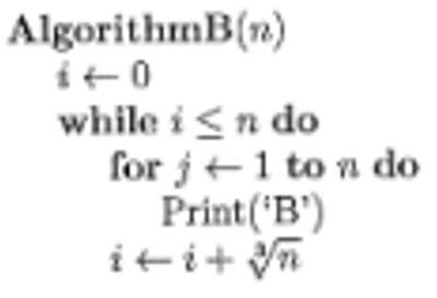 Solved Question1: For each piece of pseudocode below, give | Chegg.com