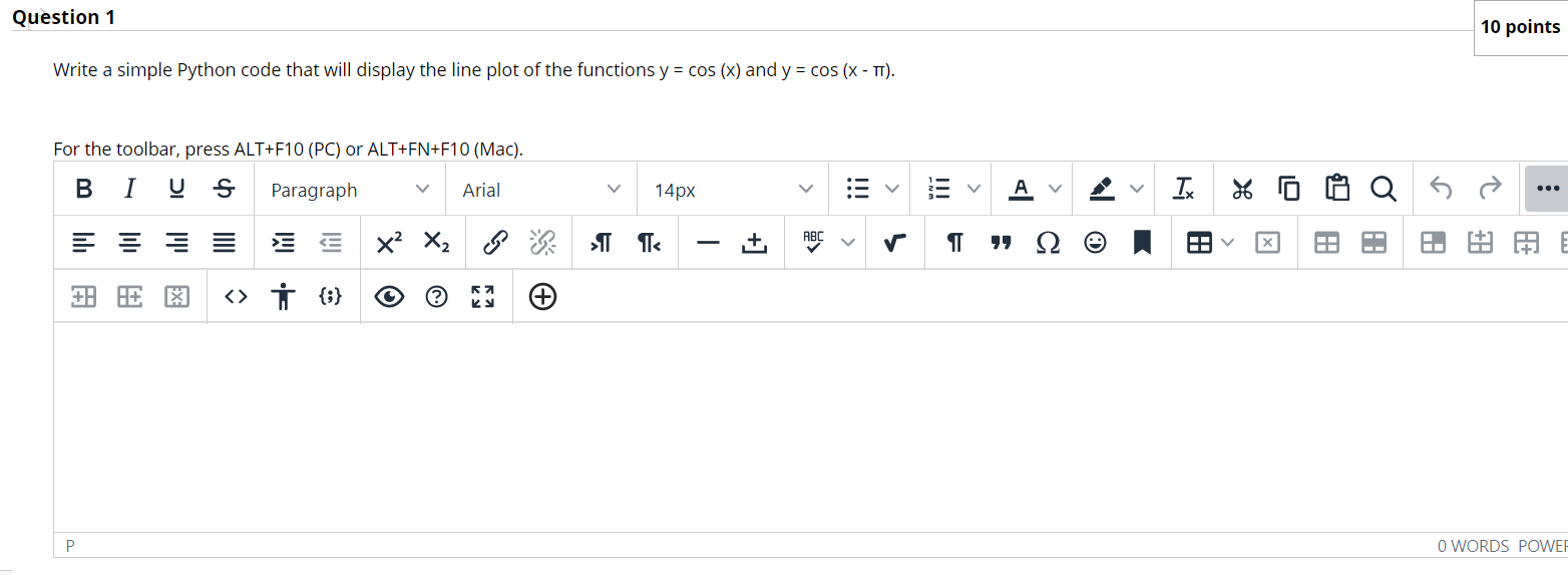Solved Question 1 10 Points Write A Simple Python Code That 3669