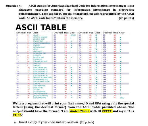 Solved use any data as example and paste the code below | Chegg.com
