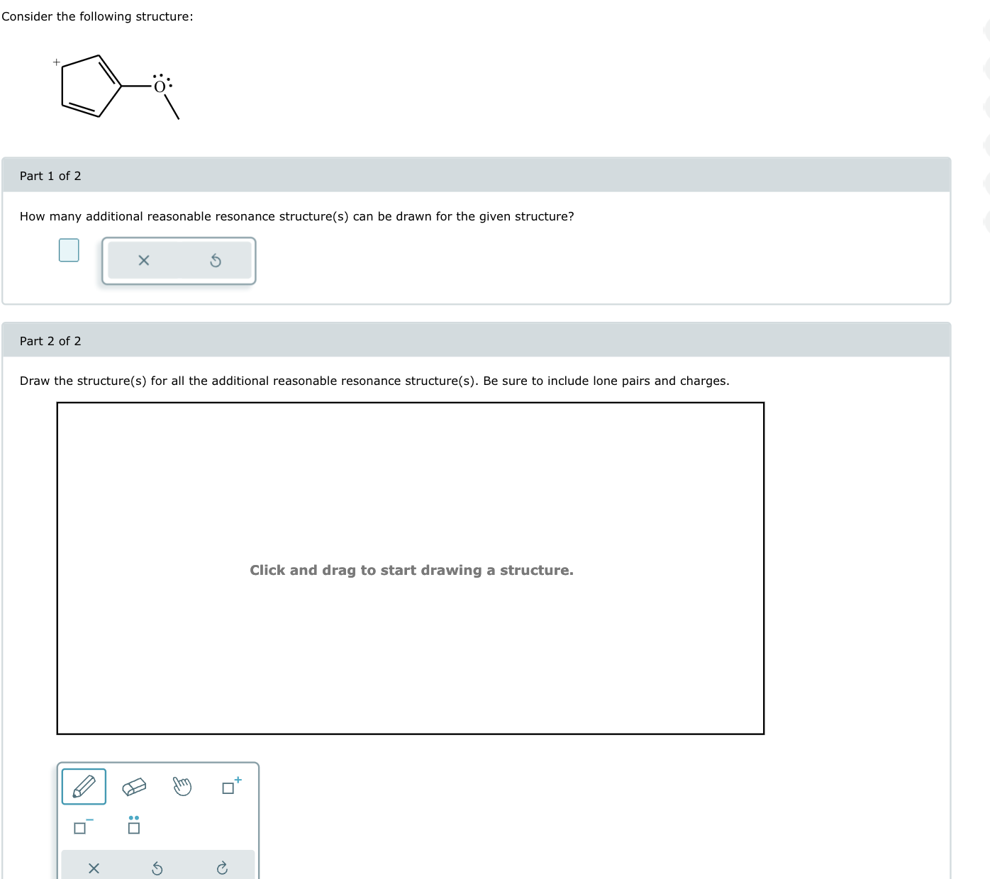 Solved Consider the following structure:Part 1 ﻿of 2How many | Chegg.com