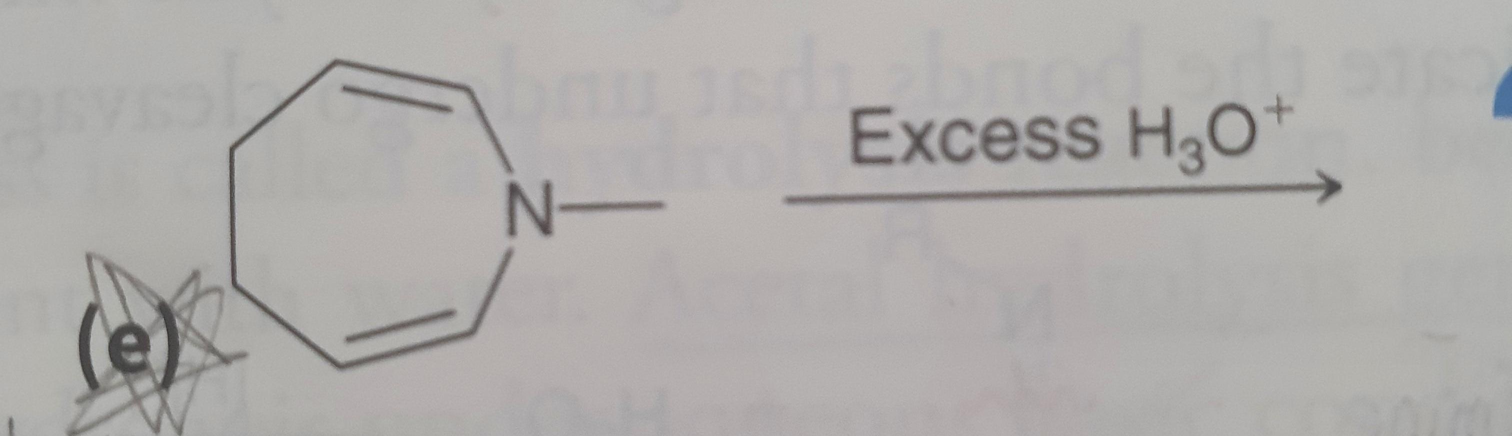 Solved Excess H30+ N | Chegg.com