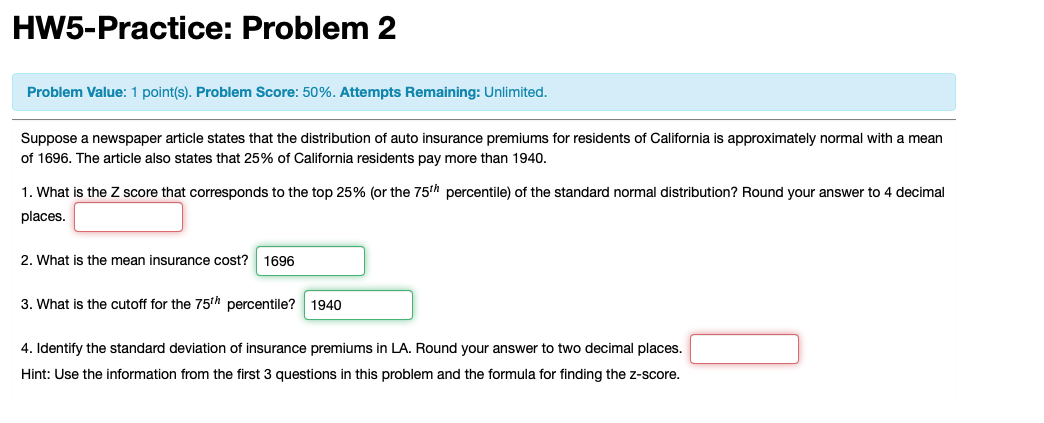 Solved HW5-Practice: Problem 2 Problem Value: 1 point(s). | Chegg.com