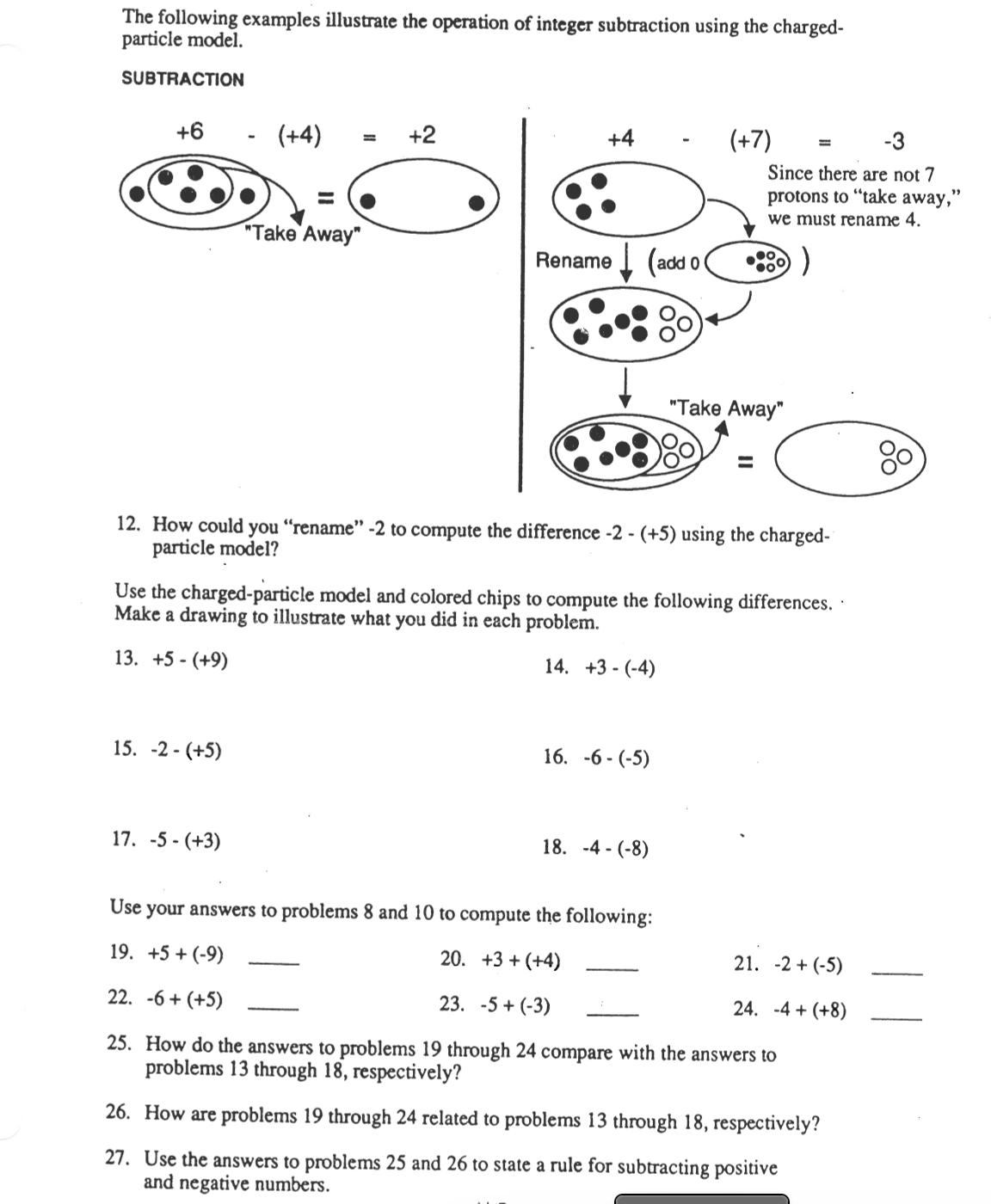 Solved The following examples illustrate the operation of | Chegg.com