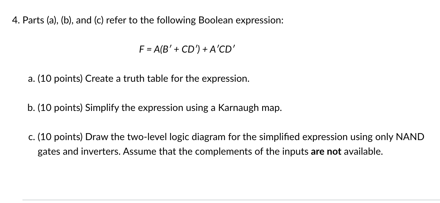 Solved 4. Parts (a), (b), and (c) refer to the following | Chegg.com